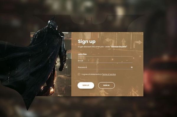 Top 10 signup form designs in Bootstrap with CSS and HTML